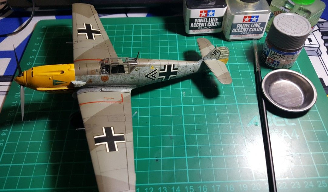 Tamiya 1/48 Messerschmitt BF109 E-4/7 Trop Model kit Plane custom painted., Hobbies & Toys, Toys ...