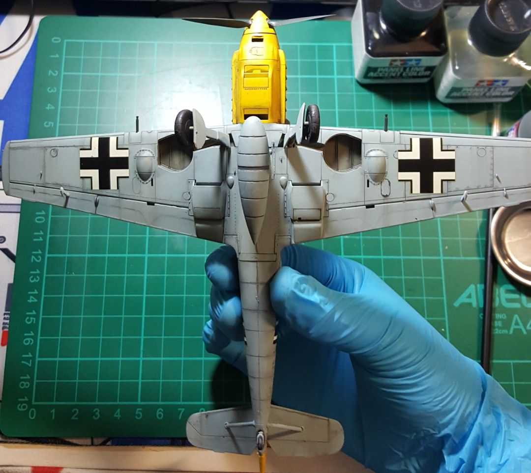 Tamiya 1/48 Messerschmitt BF109 E-4/7 Trop Model kit Plane custom painted., Hobbies & Toys, Toys ...