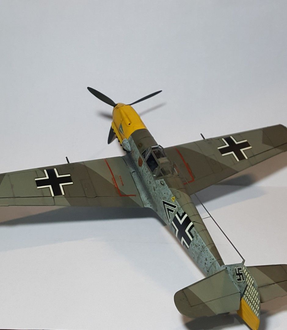 Tamiya 1/48 Messerschmitt BF109 E-4/7 Trop Model kit Plane custom painted., Hobbies & Toys, Toys ...