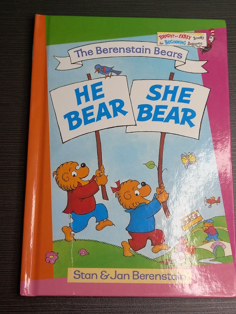The Berenstain Bears "He Bear She Bear" by Stan & Jan Berenstain, Hobbies & Toys, Books ...