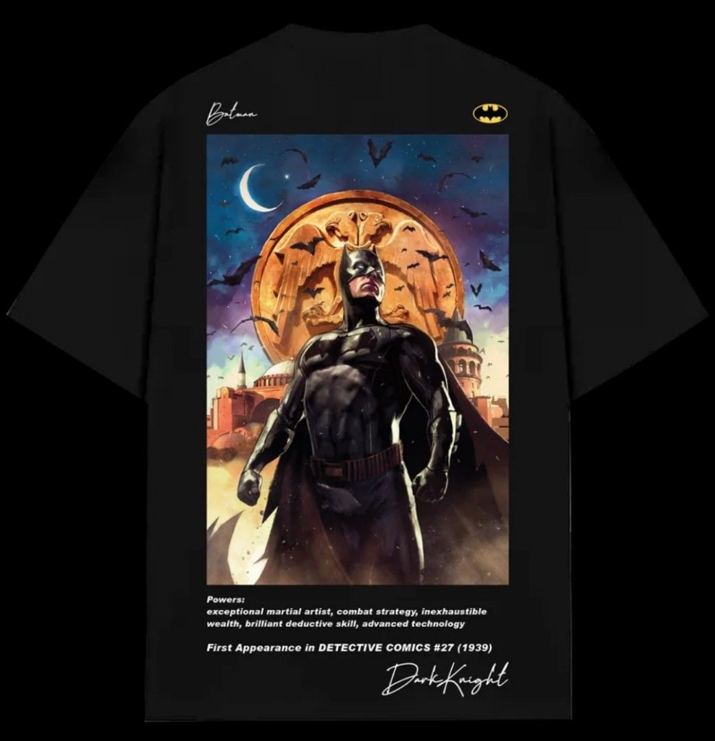 Tomaz DC Batman Turbo CC Oversized T-Shirt / Baju T-Shirt Bersaiz Besar ...