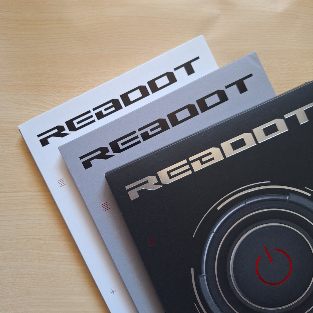 Treasure - Unsealed Reboot Album | Ver 1 (Black) Ver 2 (Grey) Ver 3 ...