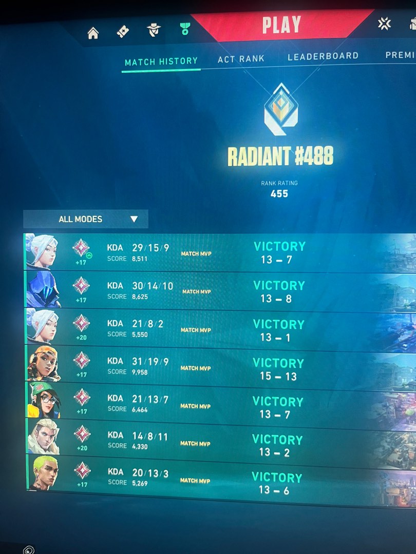 Valorant account Radiant with no SKINS, Video Gaming, Gaming ...