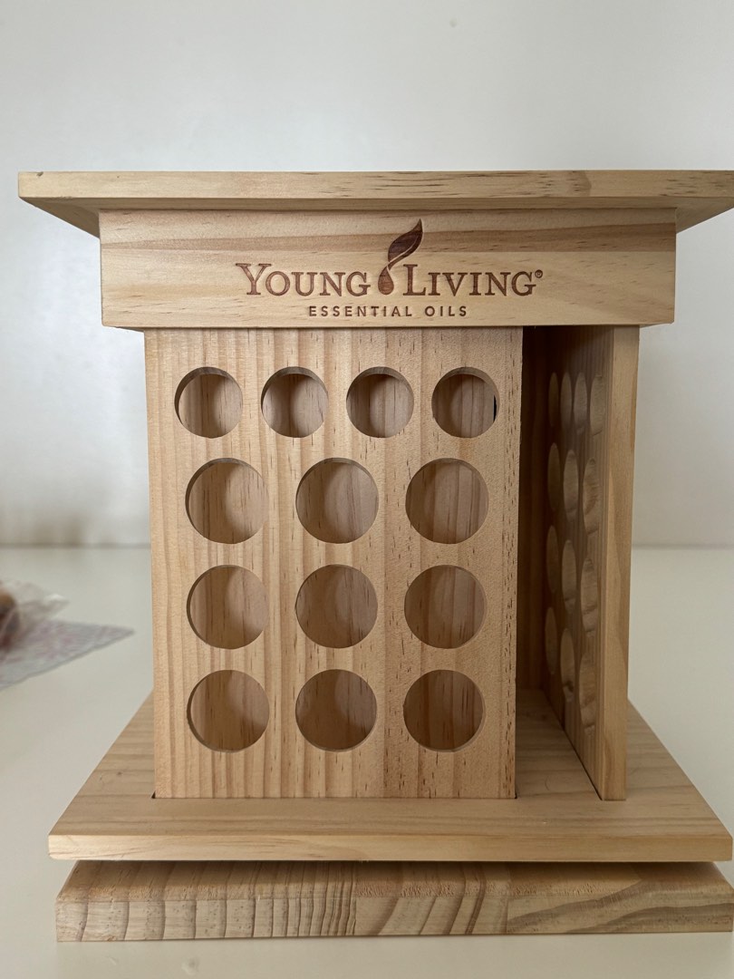 Young Living Mini rotating rack stand, Furniture & Home Living, Home ...