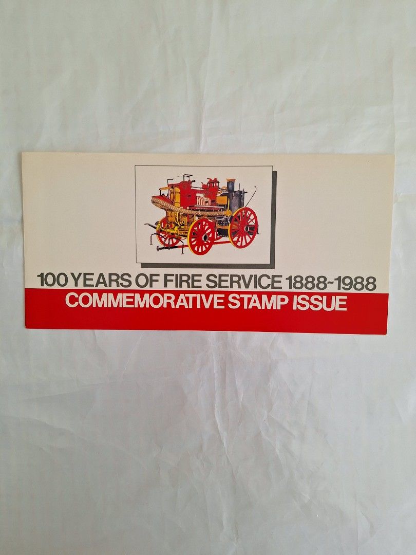 100 Years of Fire Service 1888 - 1988 First Day Cover, Hobbies & Toys ...