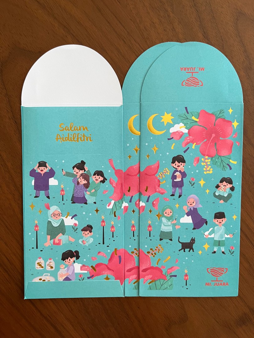 2024 Mi Juara (MY) raya packets / SDR / SAMPUL Duit Raya, Hobbies ...