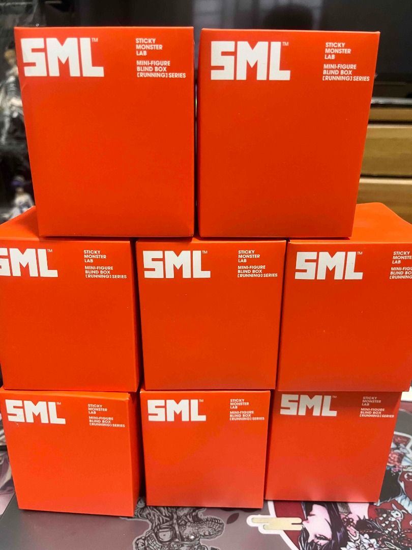 全新 正版 盲盒 SML Mini-Figure 黏黏怪物研究所 跑跑系列 PVC 公仔 手辦 動漫 周邊 玩具 景品 模型, 書籍、休閒與 ...