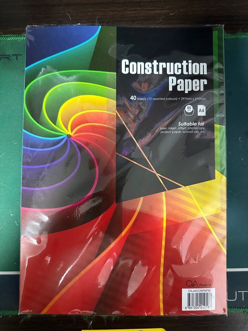 A4 colour papers, Hobbies & Toys, Stationery & Craft, Craft Supplies ...