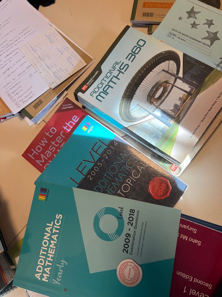 Additional Mathematics Textbook, 10Y series, Hobbies & Toys, Books ...