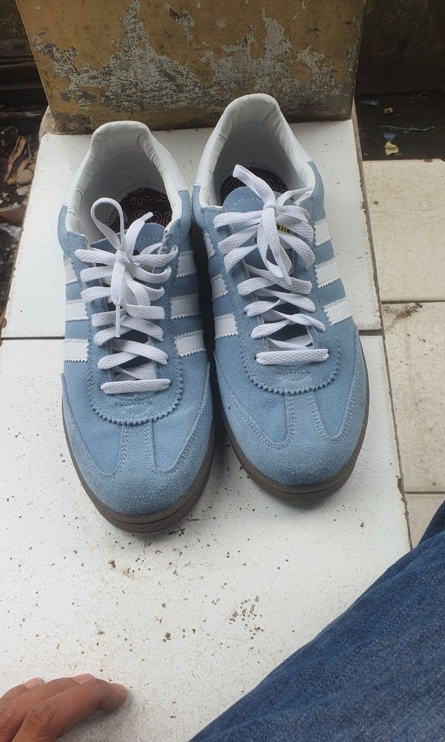 Adidas Spezial Blue Ice, Fesyen Pria, Sepatu , Sneakers di Carousell