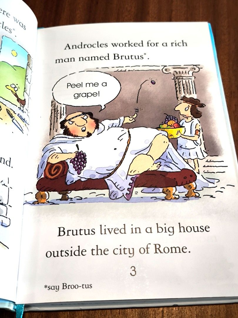Androcles And the Lion Usborne Children Book Illustration, Hobbies ...
