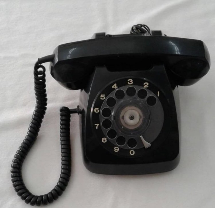 Antique Phone 1990 Black Edition / still functional/ Phone Antik ...
