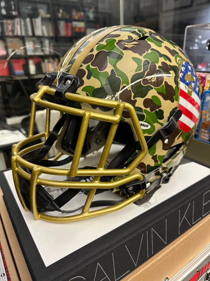Bathing Ape x Riddell Helmet, Hobbies & Toys, Memorabilia ...
