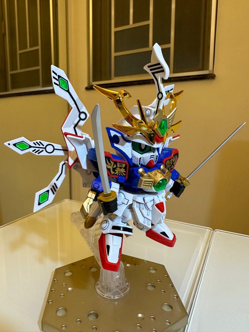 現貨已hold（順豐到付）「電鍍件已上模型蠟抗氧化」全新 Bandai Legend BB 武者號斗丸 BB戰士 SD Gundam RG ...