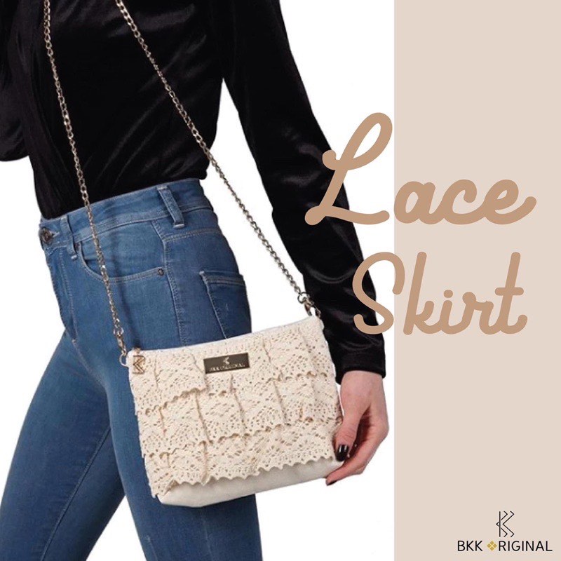 BKK original｜蕾絲小側背包-奶油白, 她的時尚, 包包、錢包, 肩背、側背包在旋轉拍賣