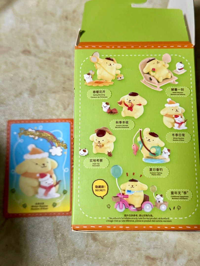 BNIF Pompompurin Childhood Four Season Blind Box, Hobbies & Toys, Toys ...