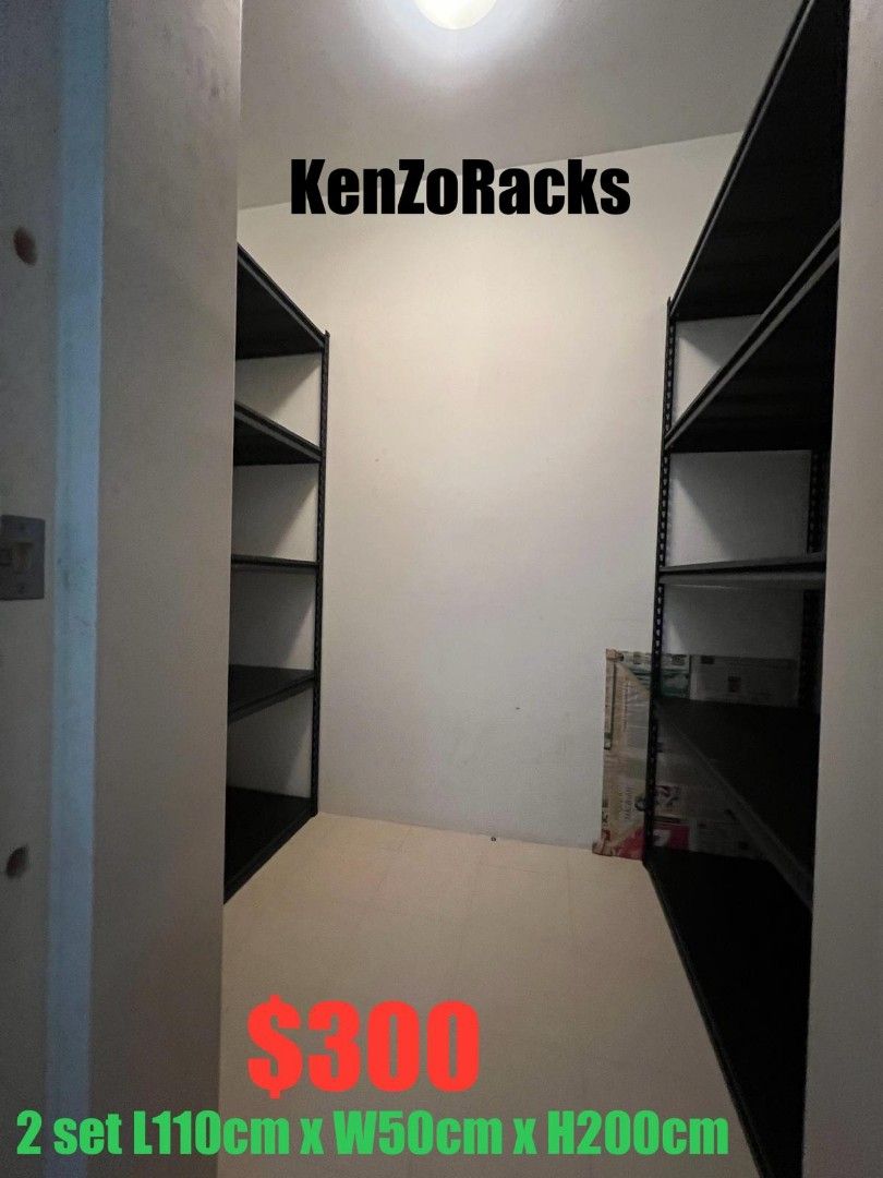 Authentic Boltless rack / HDB storeroom rack / storage rack / shelving ...