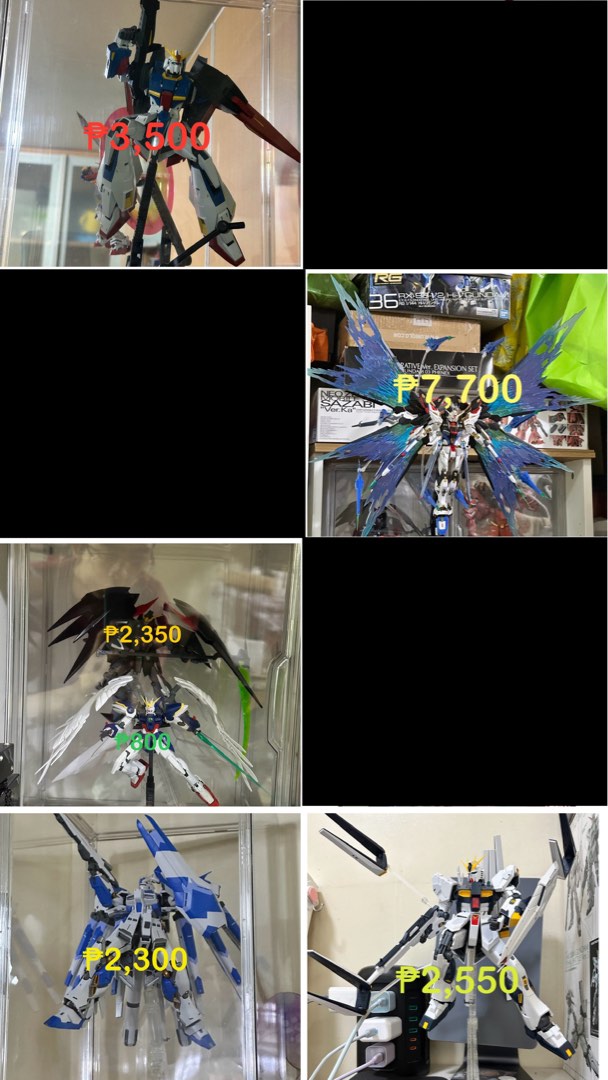 Built & unbuilt Mg and rg kits for sale, Hobbies & Toys, Toys & Games ...