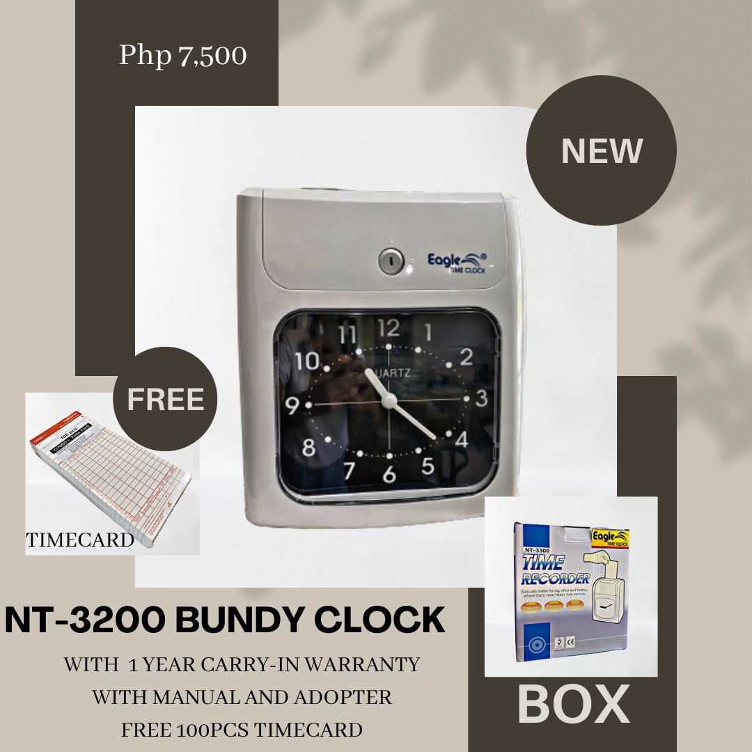 BUNDY CLOCK - EAGLE TIME, Computers & Tech, Office & Business ...