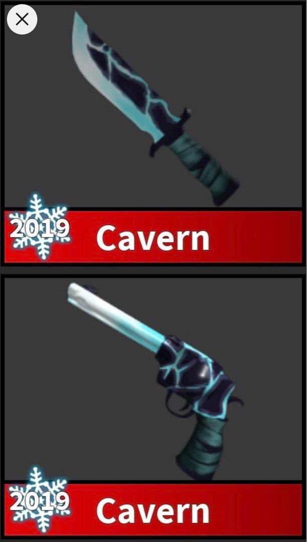 CAVERN SET🔥 LEGENDARY KNIFE GUN🔥 MM2 🔥 COLLECTIBLE ITEM 🔥 ROBLOX 🔥 ...
