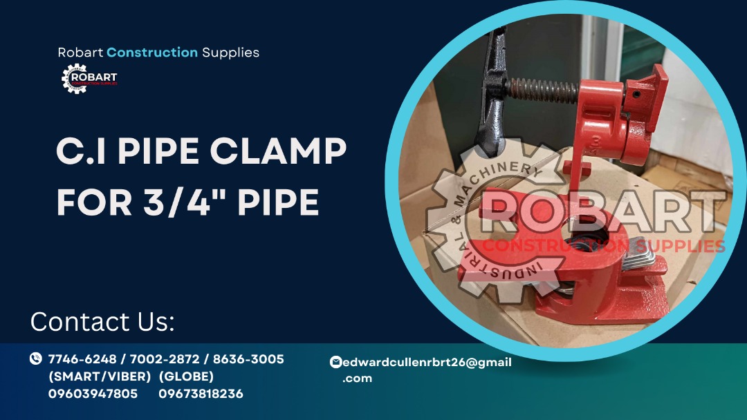c.i pipe clamp for 3/4" pipe, Commercial & Industrial, Construction ...