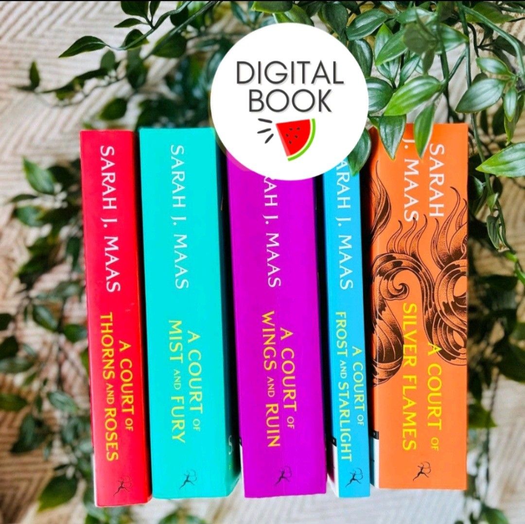 Court of Thorns and Roses by Sarah J Maas ACOTAR Flames Mist Fury Wings Ruin Fantasy Romance ...