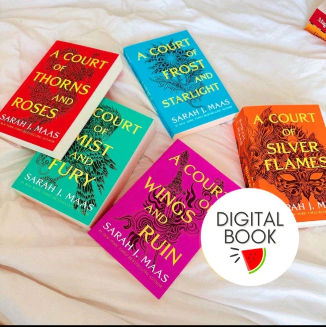 Court of Thorns and Roses by Sarah J Maas ACOTAR Flames Mist Fury Wings Ruin Fantasy Romance ...