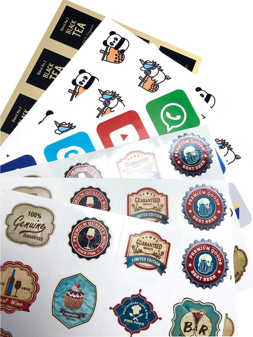 Custom Sticker Printing, Hobbies & Toys, Stationery & Craft, Art ...