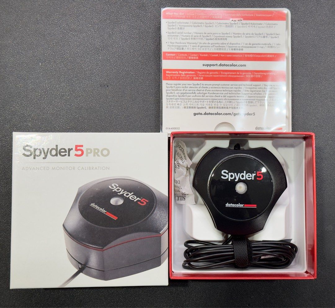 Datacolor Spyder 5 Pro Display Calibration System, Photography ...