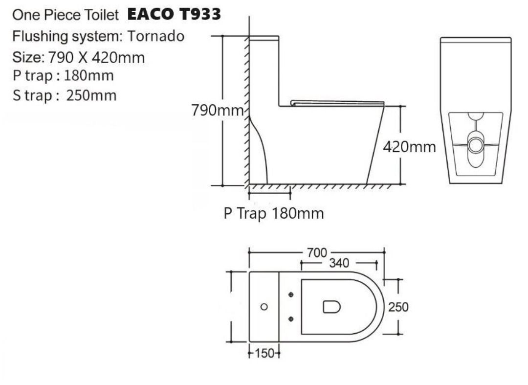BTO Offer/BTO Special Promotion/New EACO T933 & T988 Toilet bowl/with ...