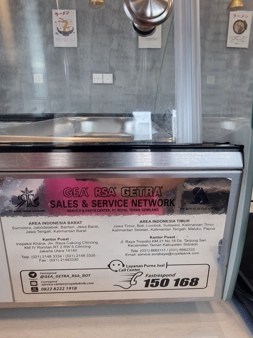 Food Display Food Warmer Getra RTR -4, Kitchen & Appliances di Carousell