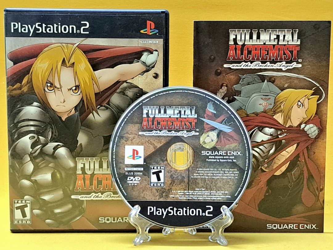 🔥FULLMETAL ALCHEMIST AND THE BROKEN ANGEL🔥 PS2, Video Gaming, Video ...