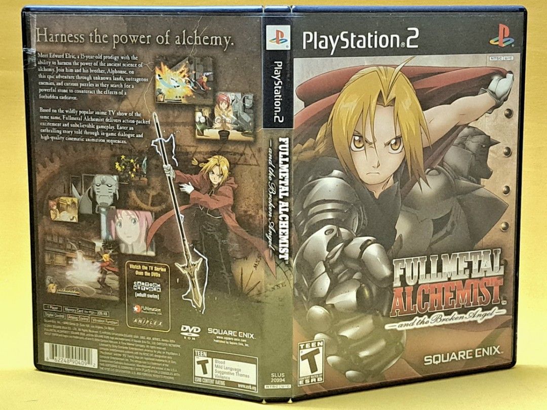 🔥FULLMETAL ALCHEMIST AND THE BROKEN ANGEL🔥 PS2, Video Gaming, Video ...