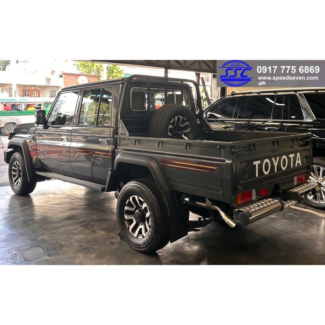 GRAY 2024 Toyota LC76 Pickup Dual Cab Land Cruiser 76 LC 76 4x4 Brand ...