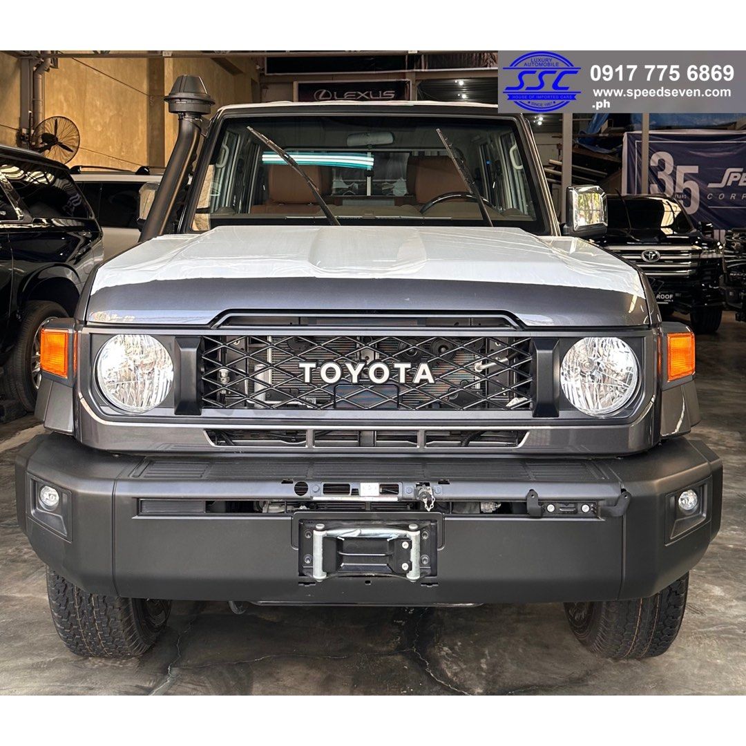 GRAY 2024 Toyota LC79 Pickup Dual Cab Land Cruiser 79 LC 79 4x4 Brand ...