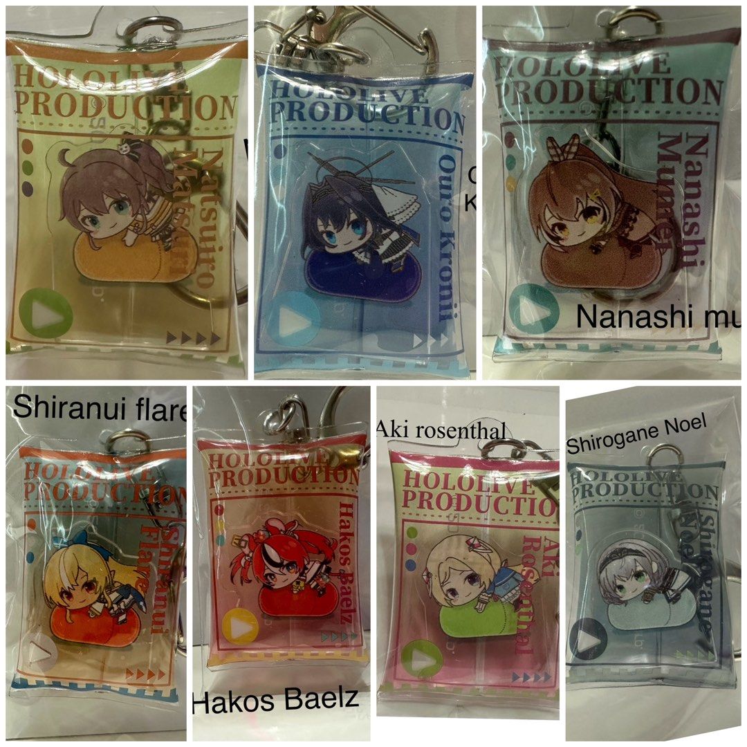 Hololive , hololive keychain ,Air Fuwa Keychain Hololive Hug Meets ...
