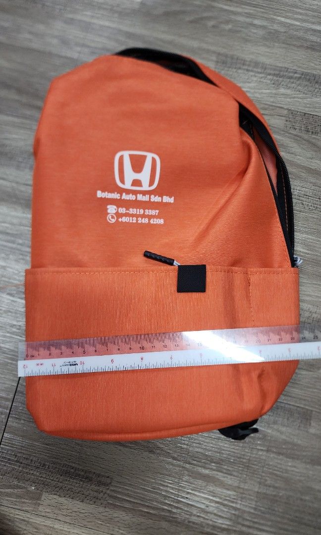 Honda Back pack, Men's Fashion, Bags, Backpacks on Carousell
