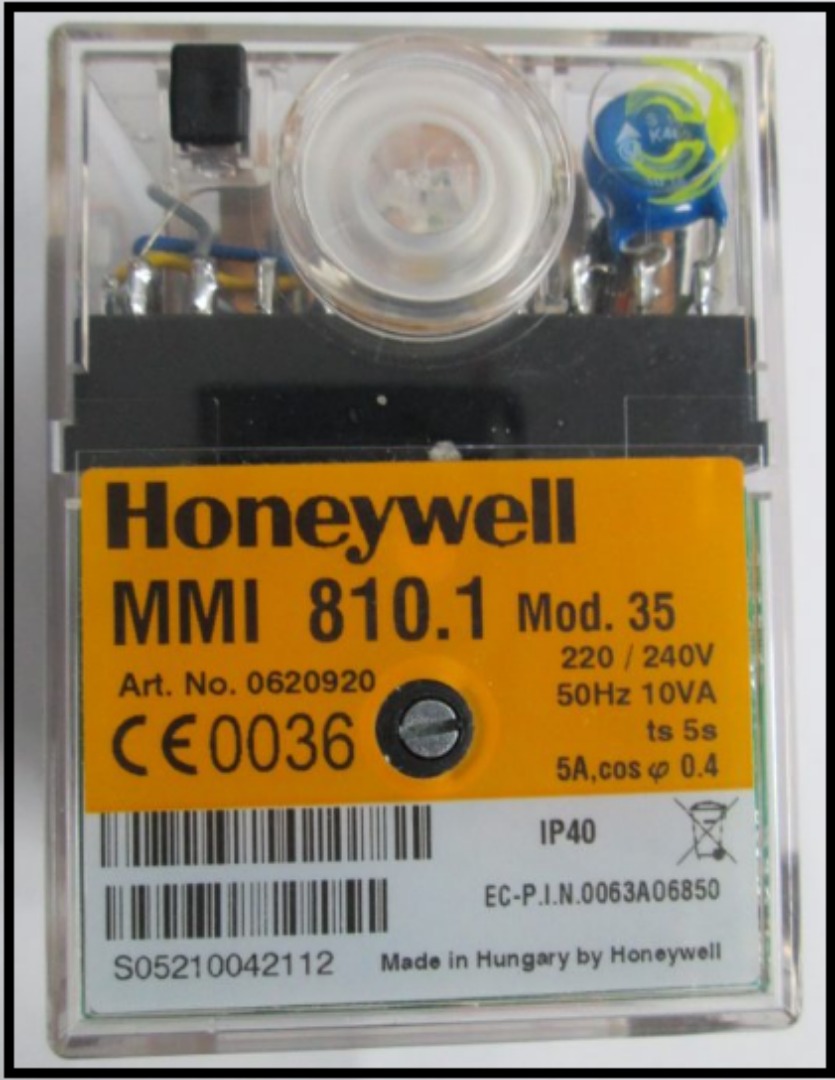 Honeywell (Satronic) Burner Controller Type: MMI 810.1 Mod.35 (ts 5 sec ...