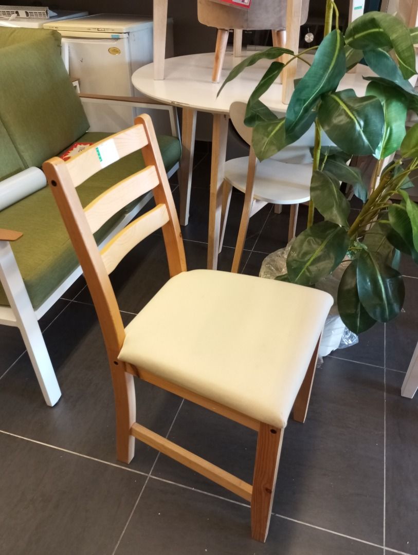IKEA LERHAMN table & chair | Meja dan Kerusi IKEA LERHAMN, Furniture ...