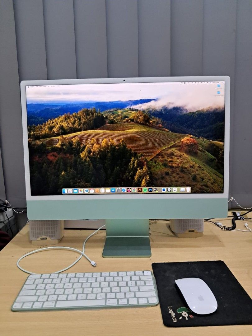 iMac M1 2021 (24 inch) Pembelian 2022 Istimewa Fullset ex cewek like ...