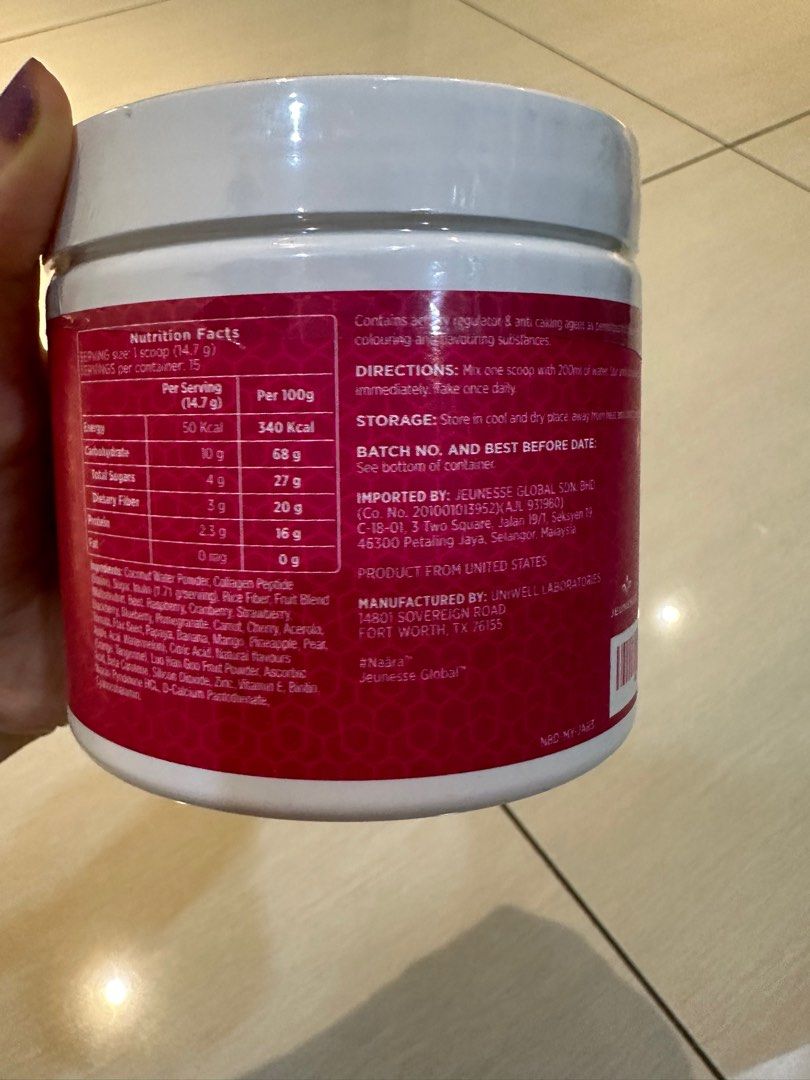 Jeunesse Global Naara Collagen Supplement, Health & Nutrition, Health ...