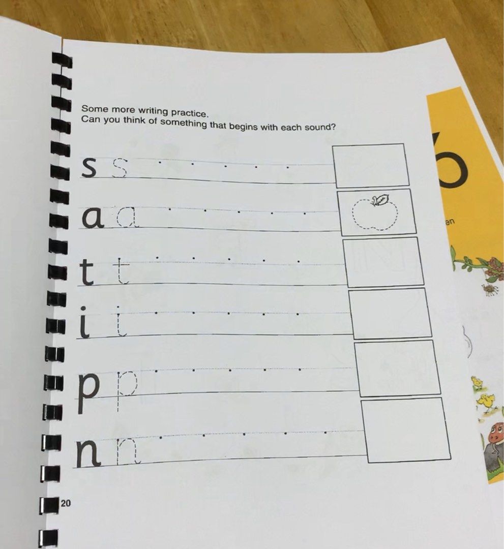Jolly Phonics Workbook 1-7, Hobbies & Toys, Books & Magazines, Children ...