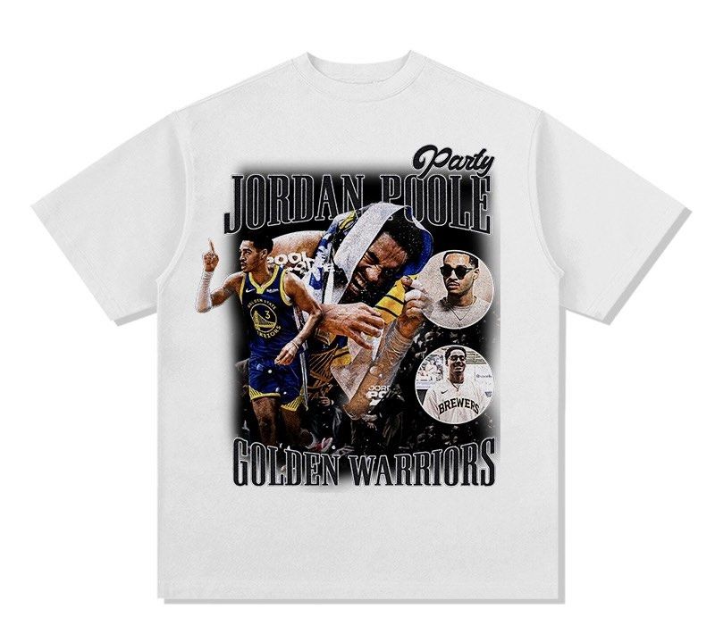 Jordan Poole Oversize T Shirt, Men's Fashion, Tops & Sets, Tshirts ...