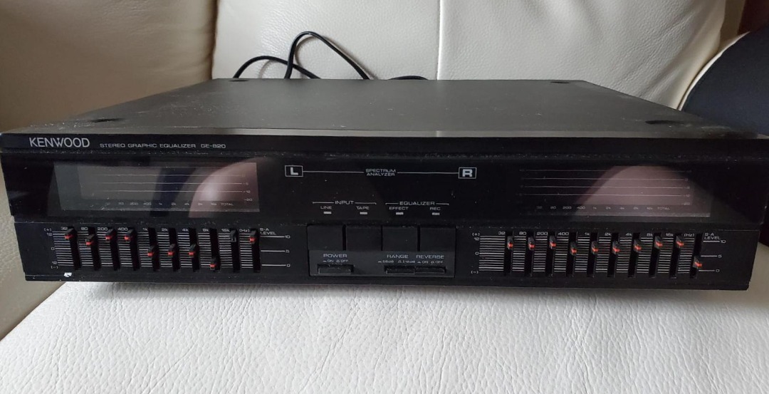 Kenwood Stereo graphic Equalizer GE-820, 音響器材, 其他音響配件及設備 - Carousell