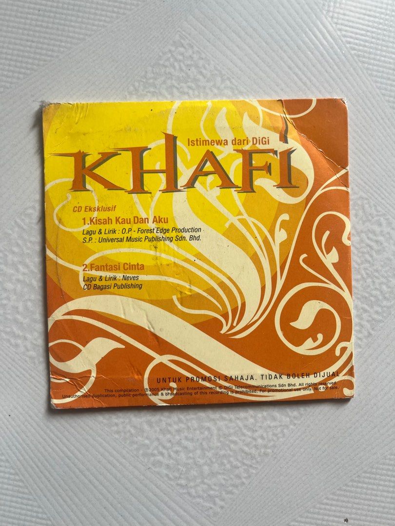 KHAFI FAIZAL ISMAIL FBI BAND, Hobbies & Toys, Music & Media, CDs & DVDs ...