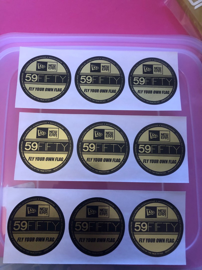 New Era Replacement Sticker Brim, Men's Fashion, Watches & Accessories ...