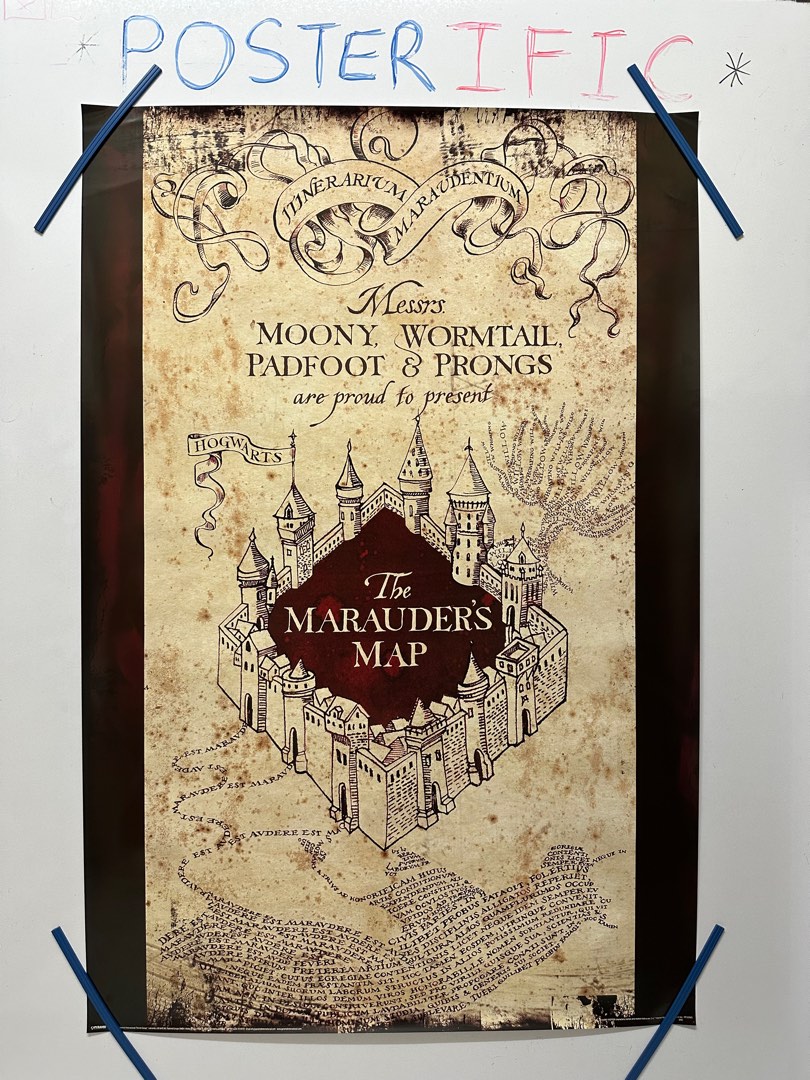 [NEW] Harry Potter (The Marauders Map) - Poster (61 cm X 91.5 cm) [MOV ...