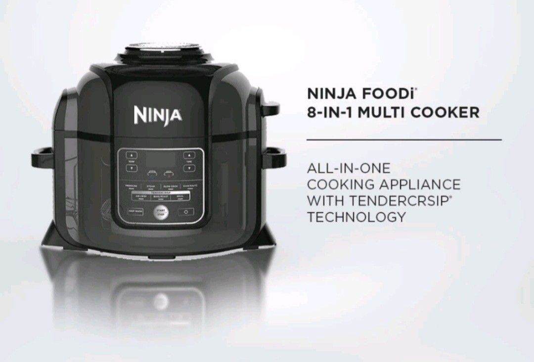 Ninja Foodi 8 in 1 Multi cooker OP300 in one pot, Broil, Dehydrate, Slow Cooker, Air Fryer ...