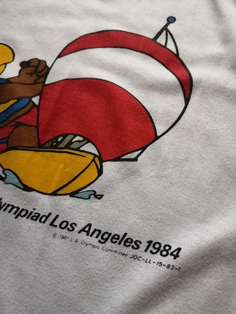 Olympic LA84 tee vintage, Men's Fashion, Activewear on Carousell