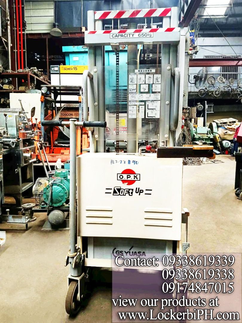 O.P.K Soft Up Battery Lifter PLW-D650-25 650 kgs Capacity from Japan ...